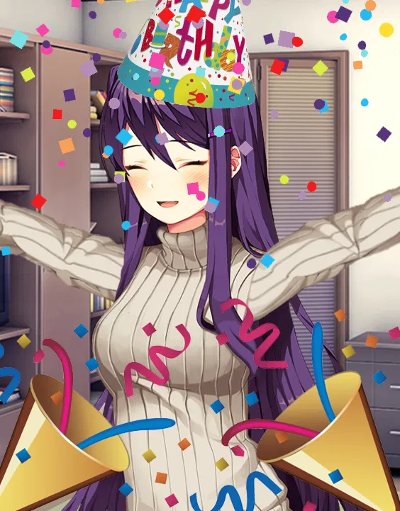 Ddlc Celebrating Yuri S 20th Birthday From The Alternate Universe