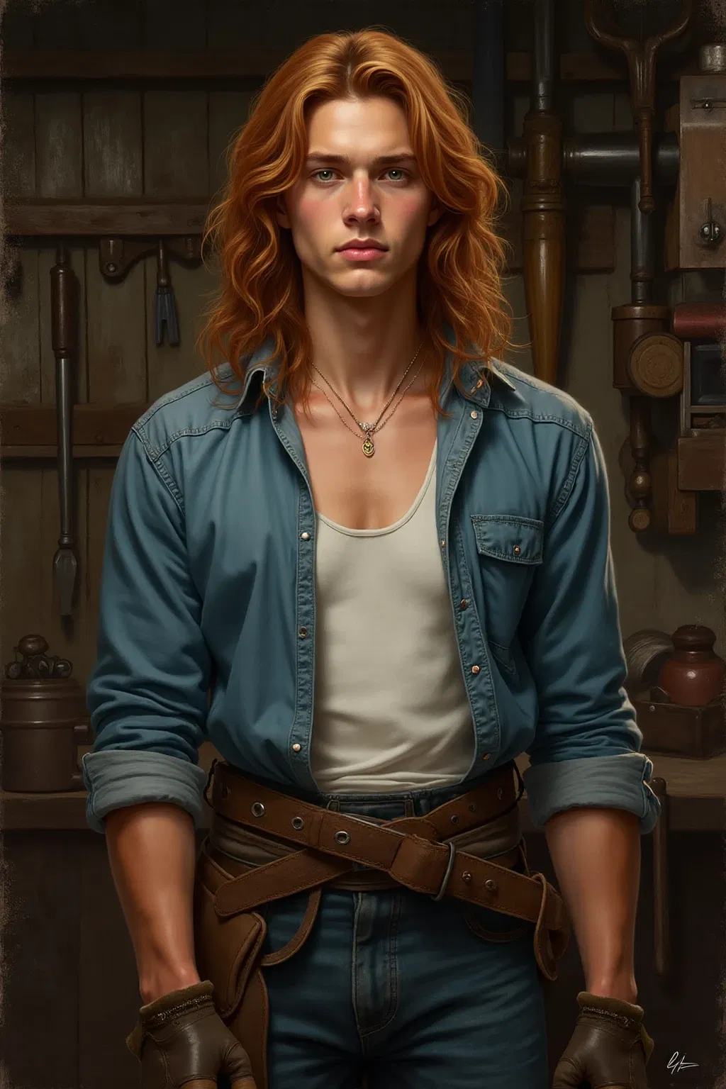 William Tomason Apprentice Blacksmith Broke Neck, Texas