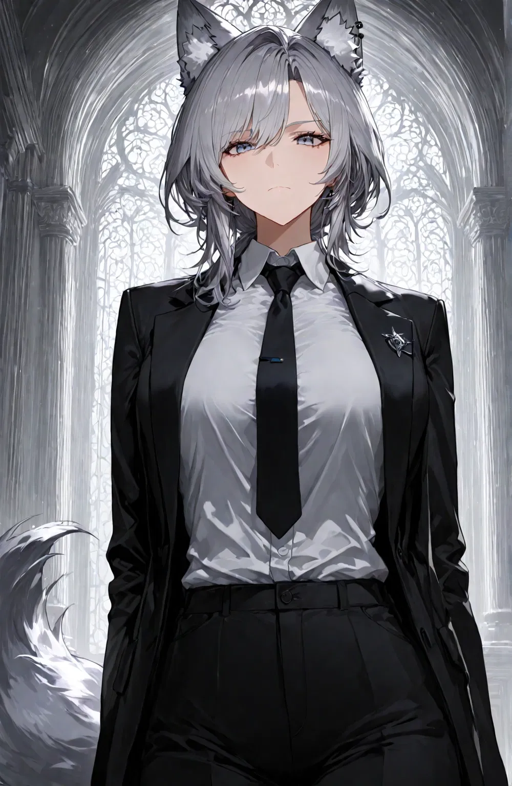 Your personal wolf girl bodyguard.