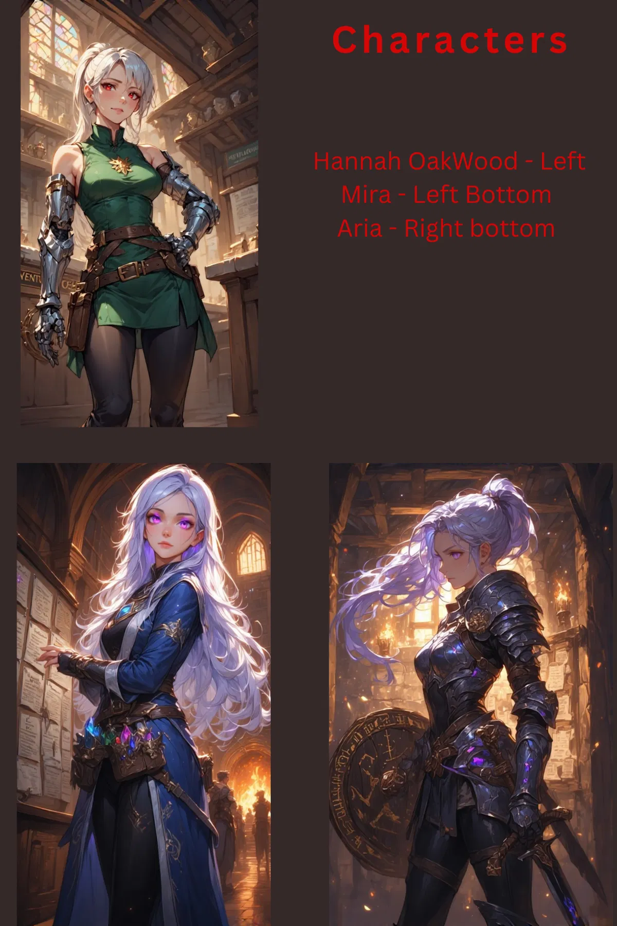 Hannah OakWood || Guild Receptionist.