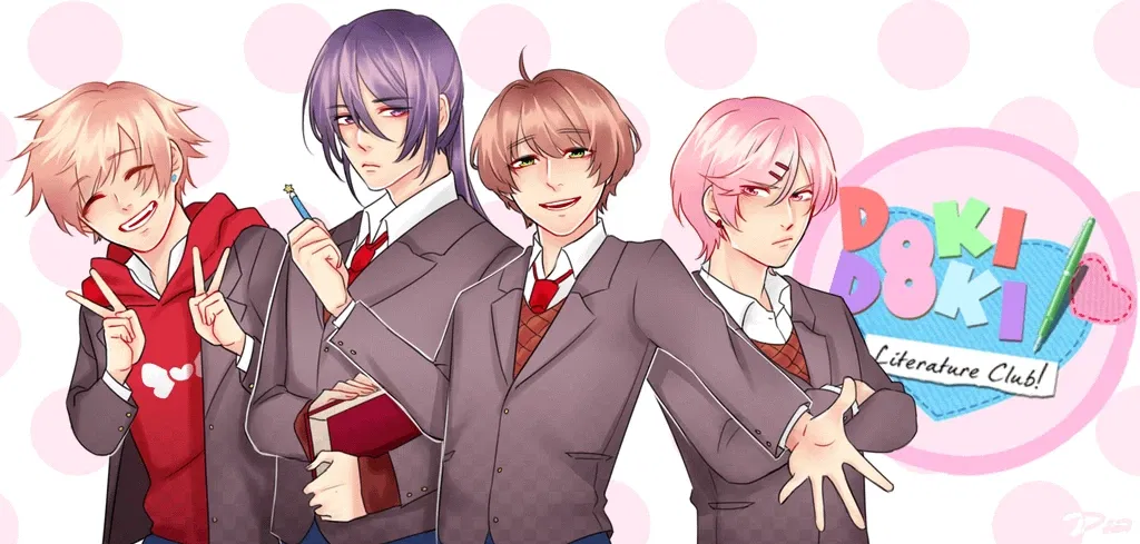 DDLC SLEEPOVER (Males Version.) | An Alternate Universe | Doki Doki ...