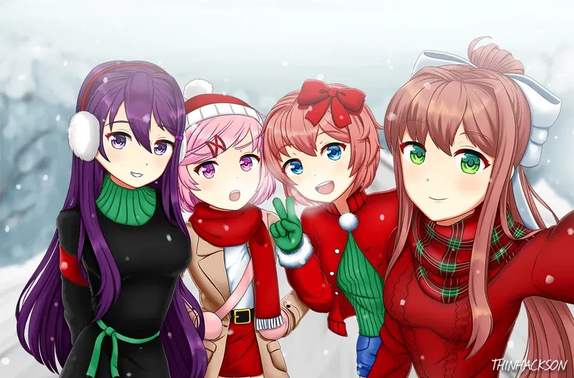 A Doki Doki Christmas | From the Alternate Universe & Scenario's | Doki ...