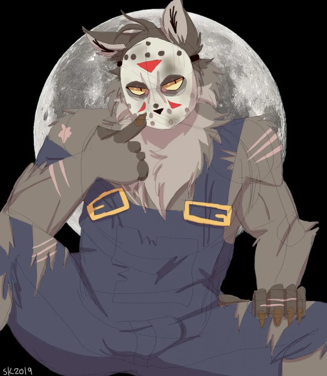 Jason Voorhees... But furry!