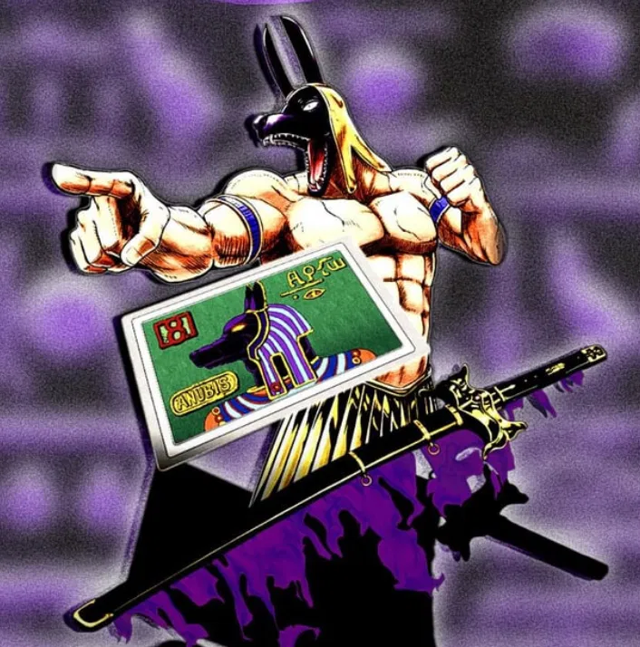 Anubis - yes the sword