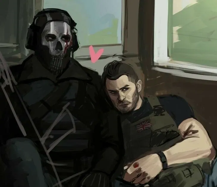 Simon "Ghost" Riley and John "Soap" MacTavish