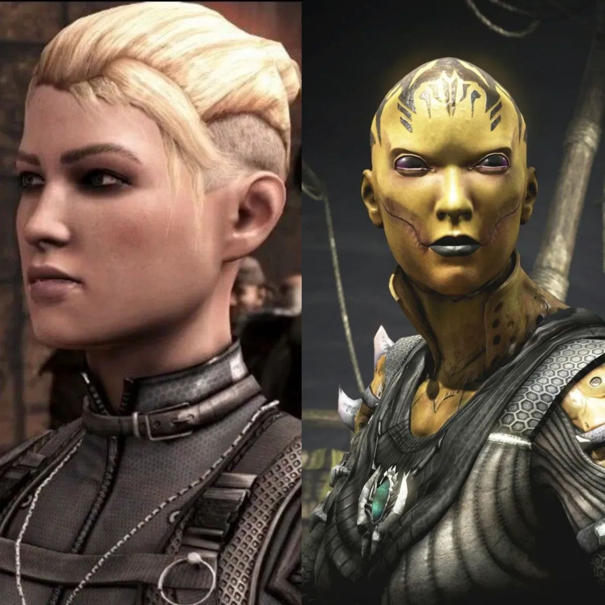 D'Vorah and Cassie Cage