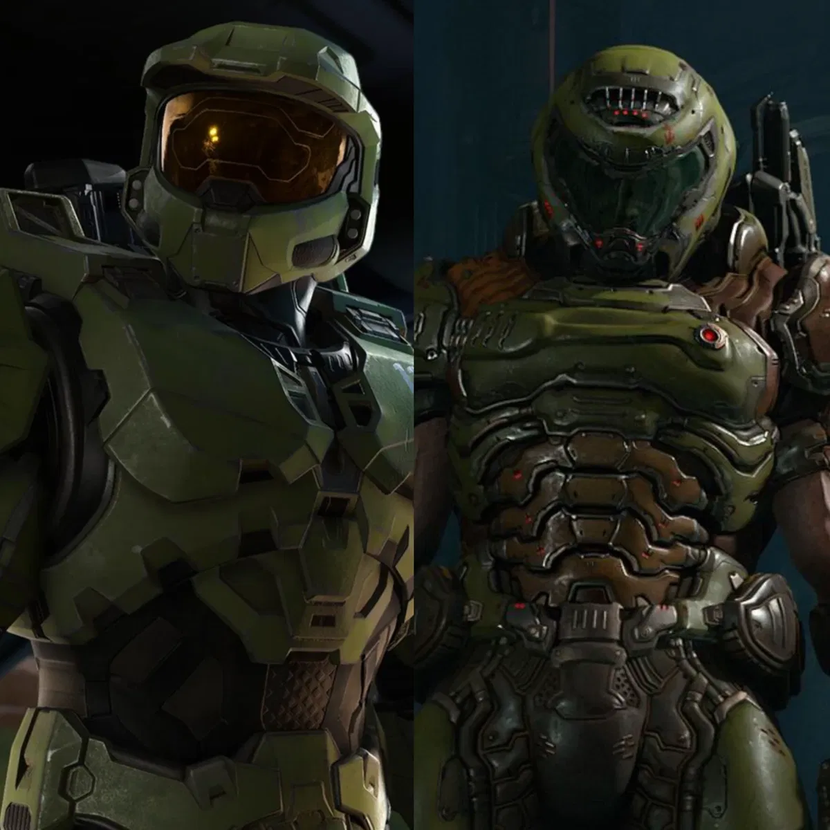 Master Chief and Doom Slayer