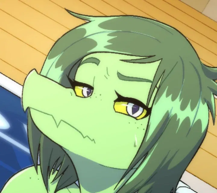 I wani hug that gator - Olivia