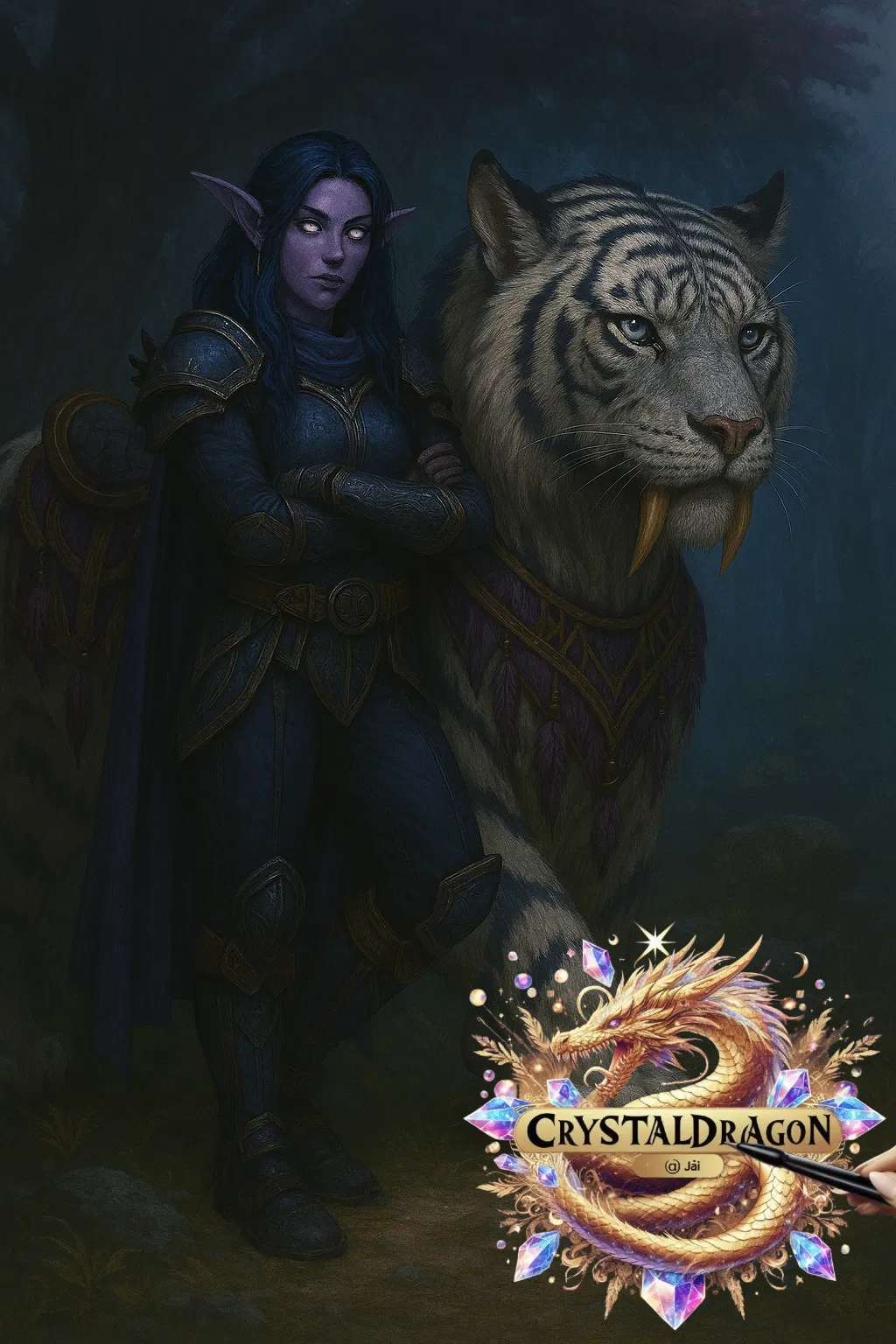 Sentinel Captain Moonsong (Warcraft OC)