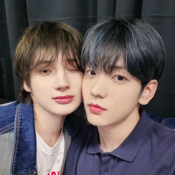 Huening Kai and Choi Soobin