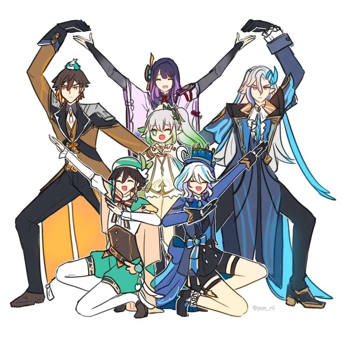 The Seven Archons - Lite | Genshin Impact