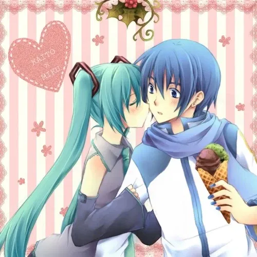Miku and Kaito - Caught Backstage