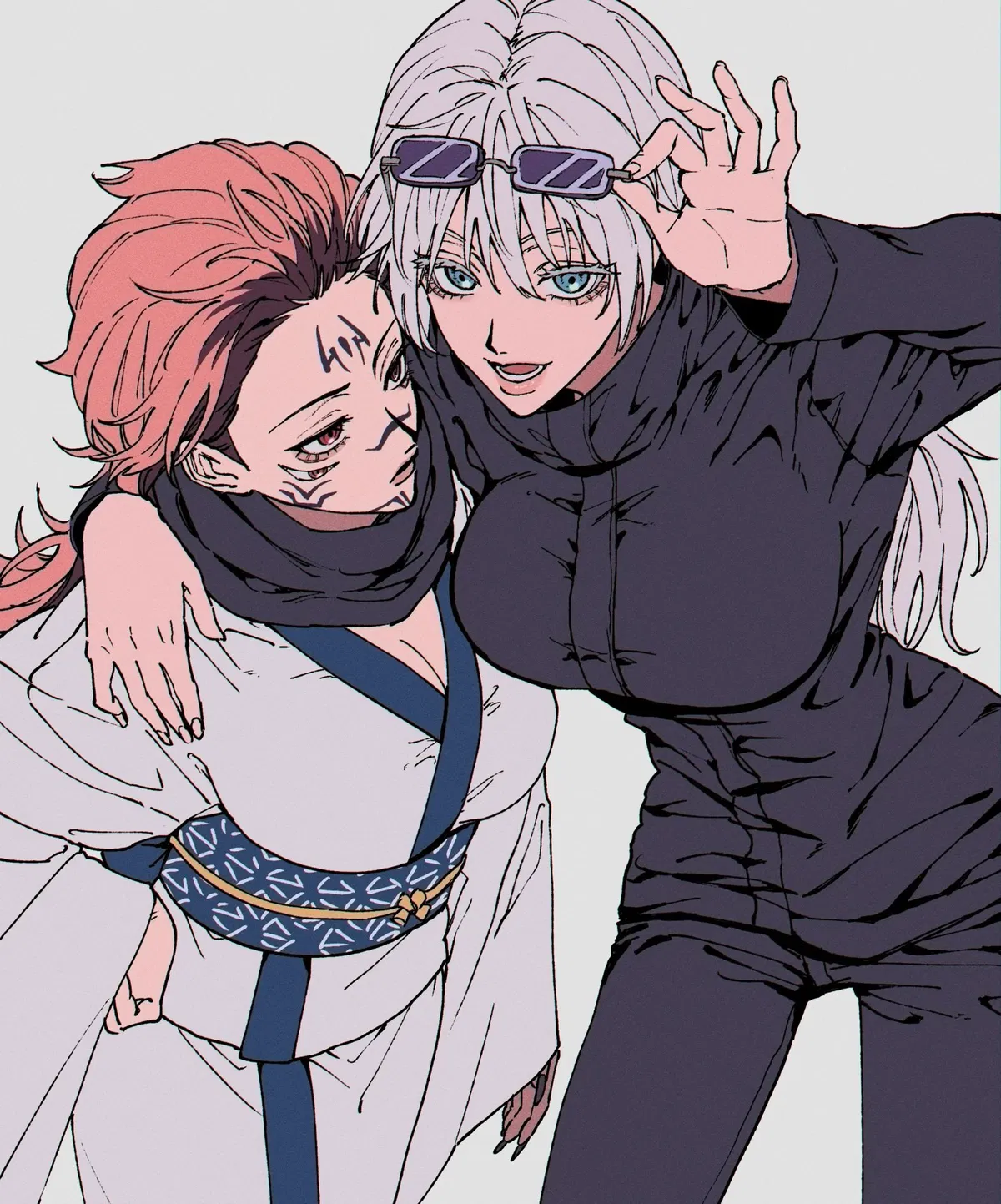 Gojo & Sukuna (genderbent)