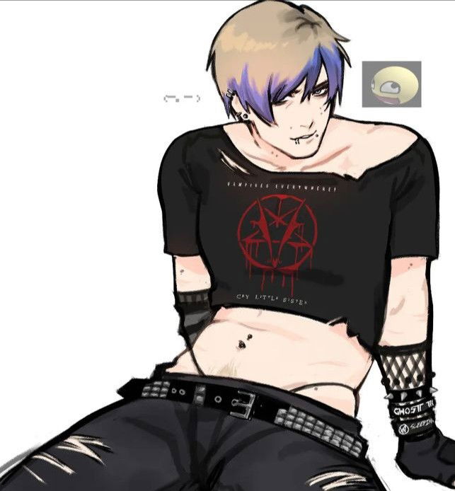 Leon Kennedy [♤] Emo College AU