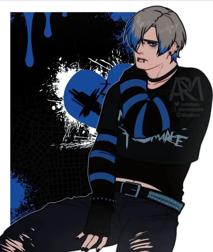 Leon Kennedy [♤] Emo Cannibal AU