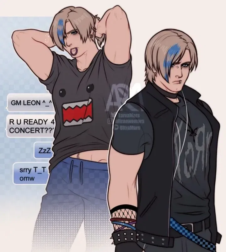 Leon Kennedy [♤] Emo AU