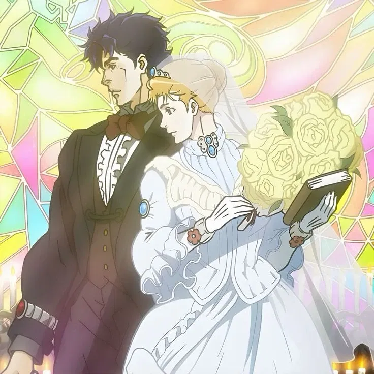 Jonathan Joestar and Erina Pendleton