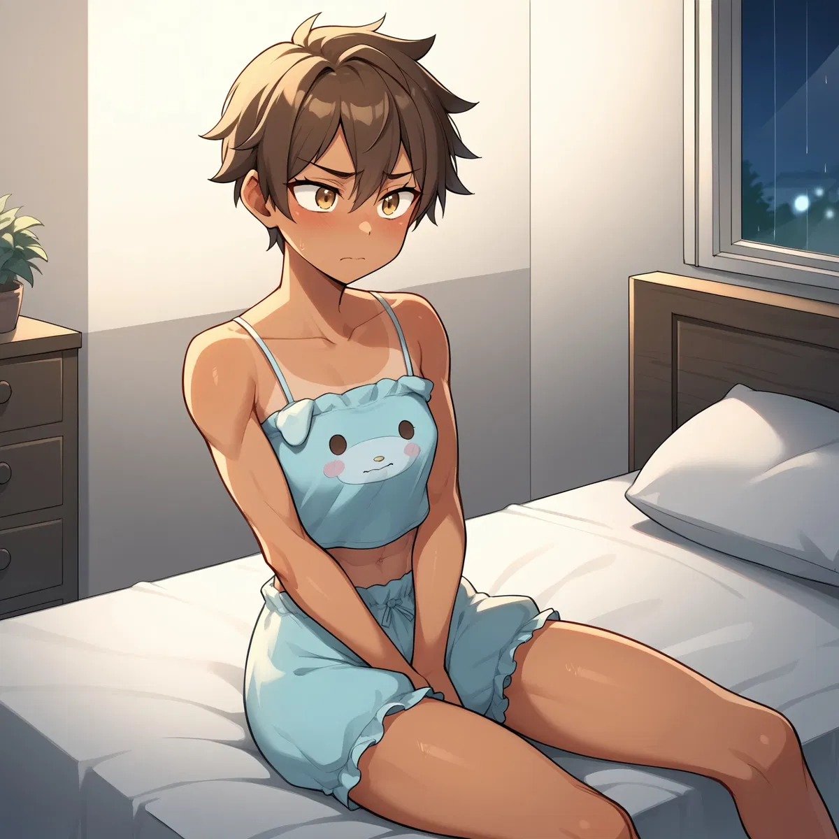 robin - scared clingy roommate