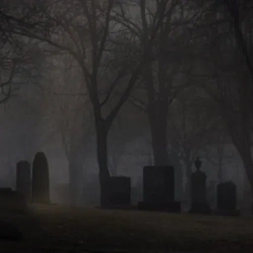 Cemetery At Night