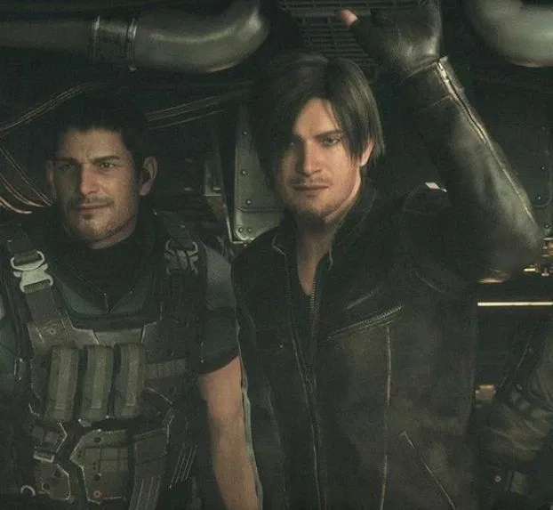 Chris Redfield and Leon Kennedy