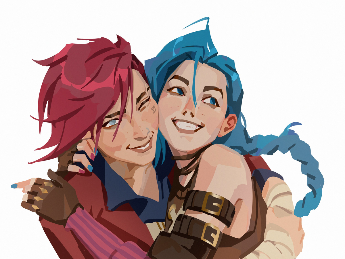 Powder and Vi (Modern AU)
