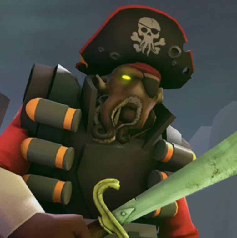 Cursed Captain! Demoman - TF2