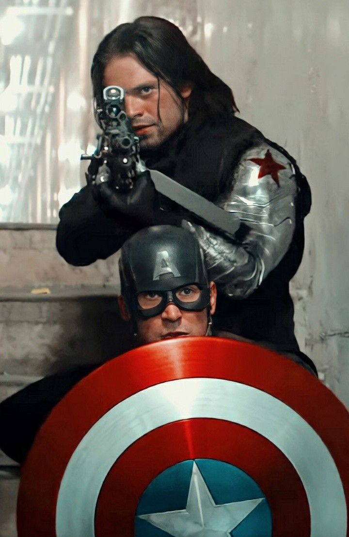 Steve Rogers and Bucky Barnes