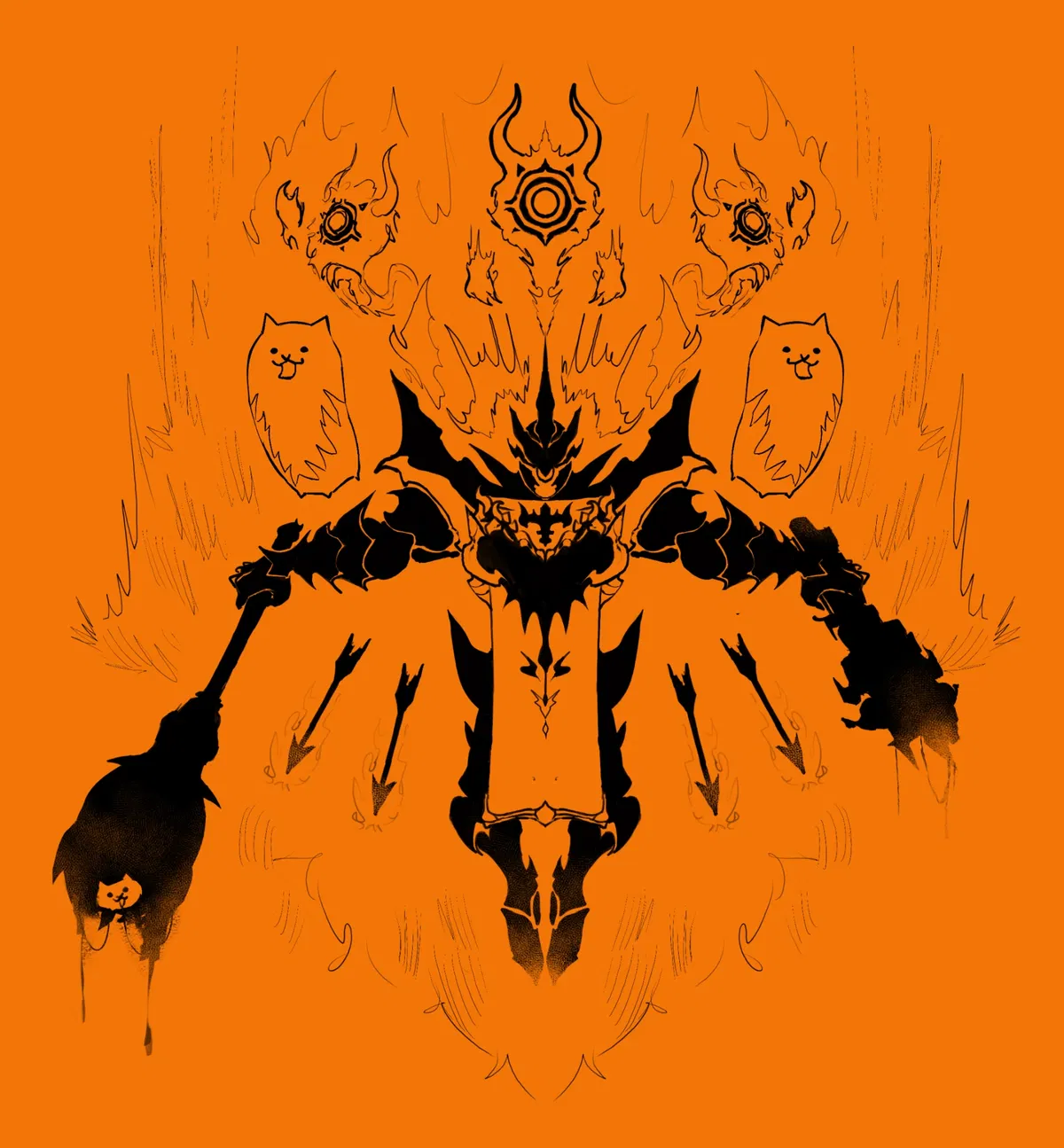 Demon Knight Kyklops - The Battle Cats