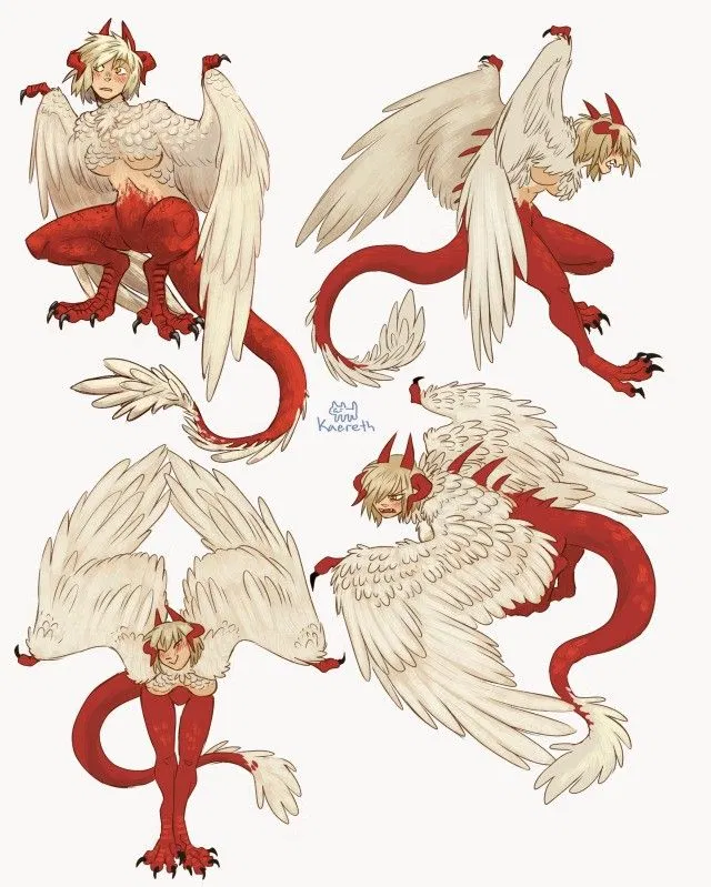 Congratulations, you've discovered a wild harpy in the wild.... And it ...