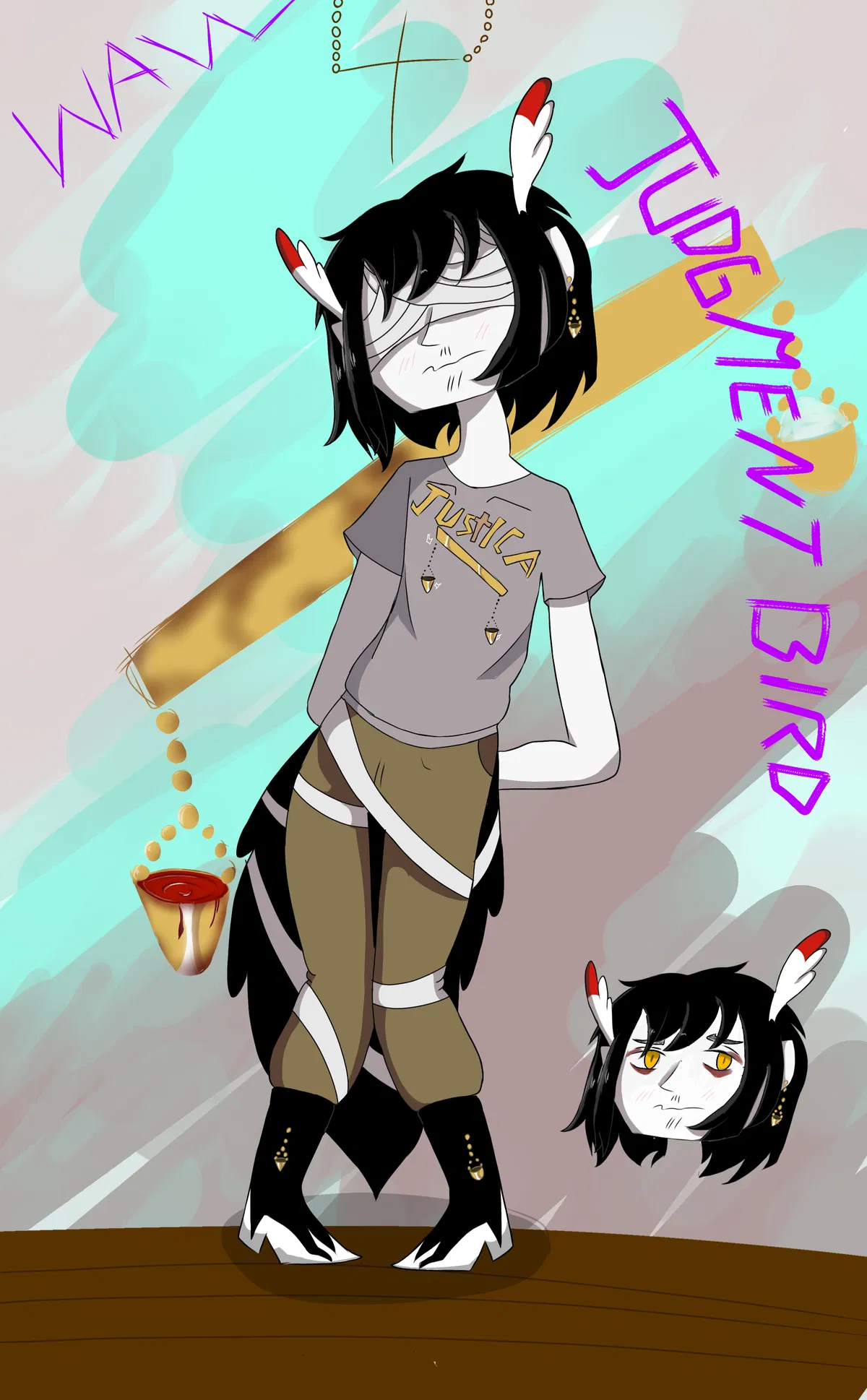 Judgment bird Human AU