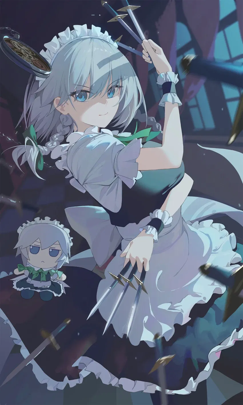 Izayoi Sakuya // "Pass Time, second by second... your time is up..."