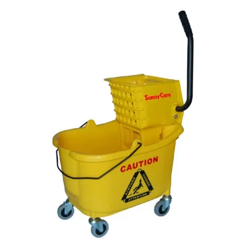 Chat with doge in mop bucket
