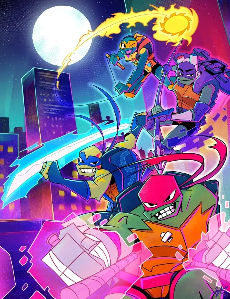 Rise of the Teenage Mutant Ninja Turtles. (RPG)