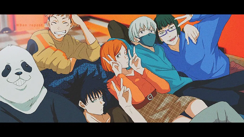 Pool Day with Yuji, Megumi, Nobara, Maki, Toge, Panda, Yuta, and Aoi.