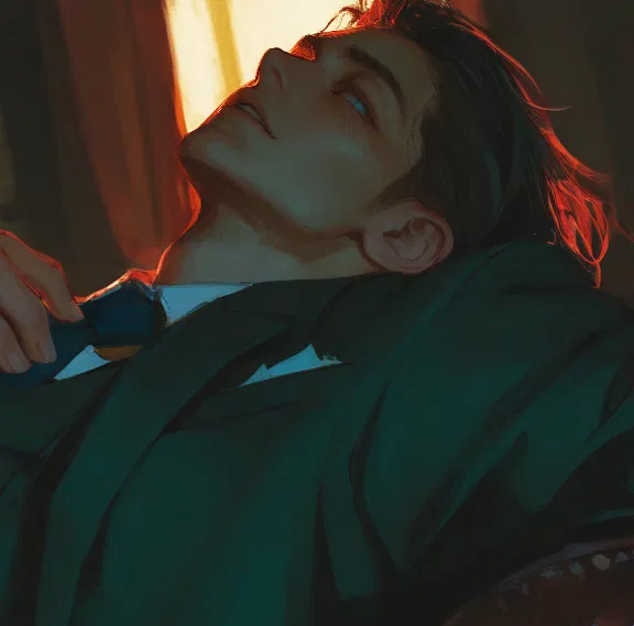 THE MAFIA BOSS (on a divan) - Johnny Gatto