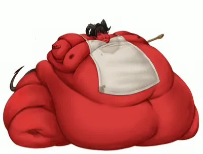 Fat blob demon boy