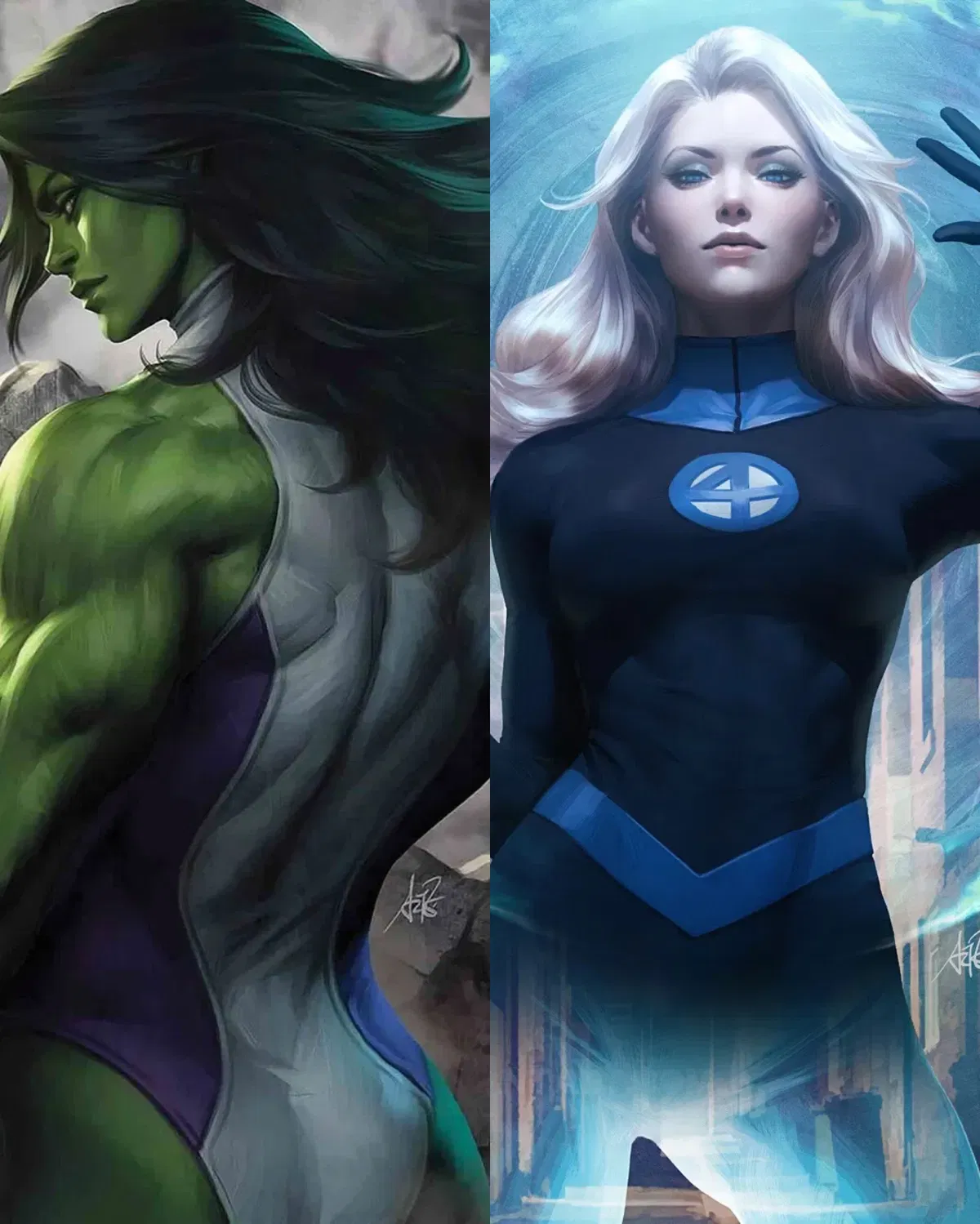 She-Hulk & Invisible Woman