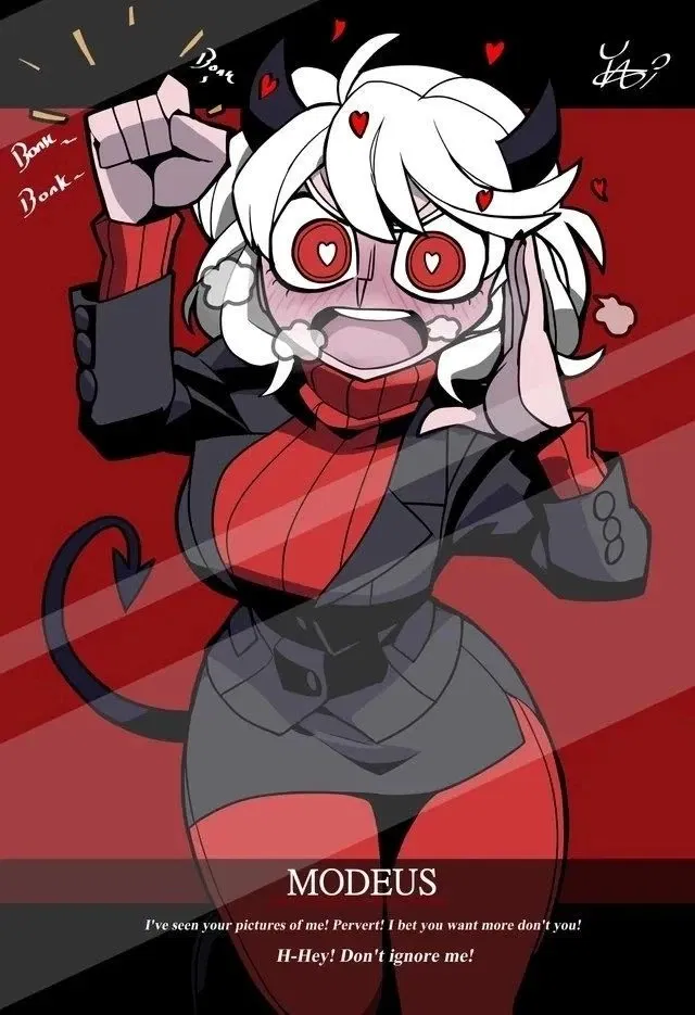 Chat with Modeus, The Lustful Demon (Helltaker)