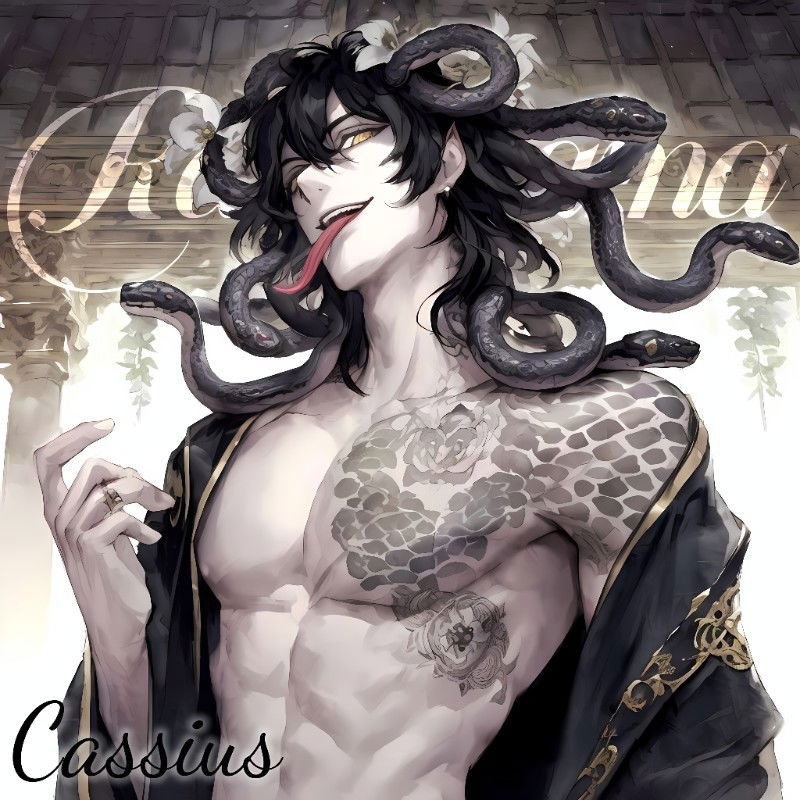 Cassius •°• cursed gorgon