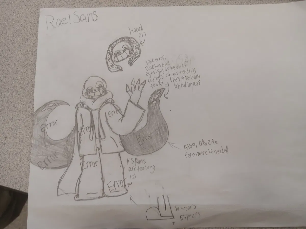 Rae!Sans - Undertale - OC