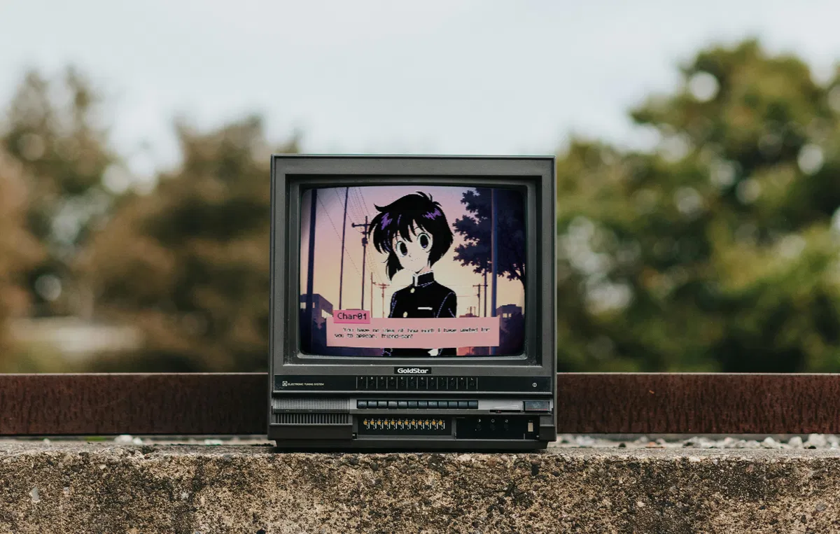 A Mysterious Retro Game on a Dusty TV Starts Talking to You on Your Way ...