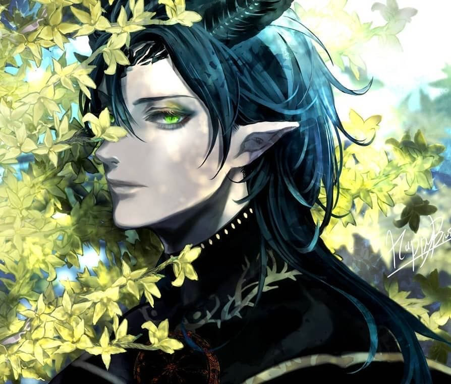 medieval fae king!malleus draconia