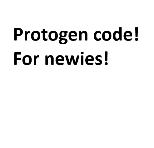 Chat with Protogen code for newies!