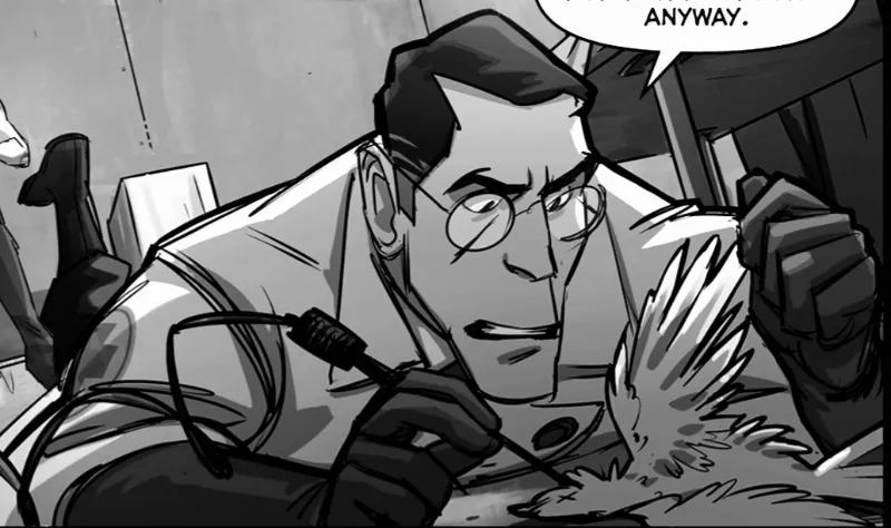 The BLU Medic (TF2) [Chest squeezing]