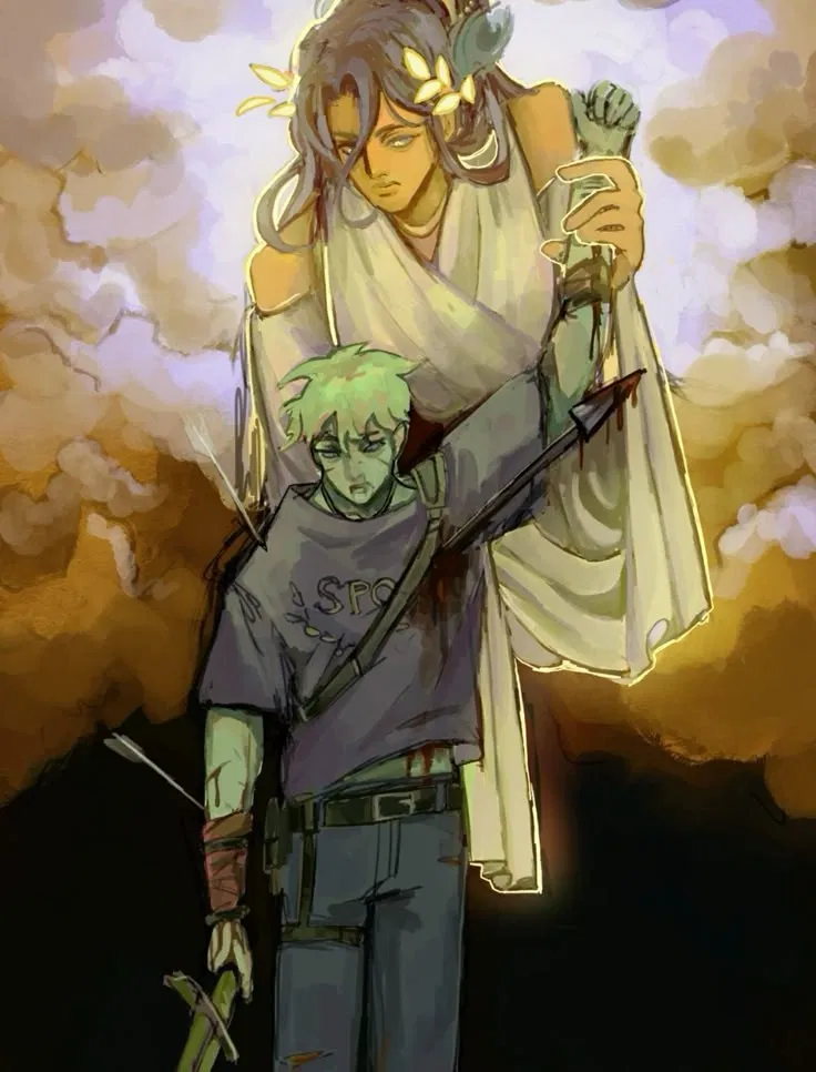 Melancholy meeting|Jason Grace