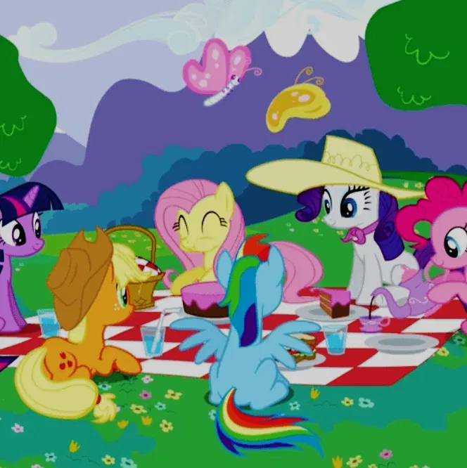 Having a little picnic with your friends! | Pinkie Pie / Twilight ...