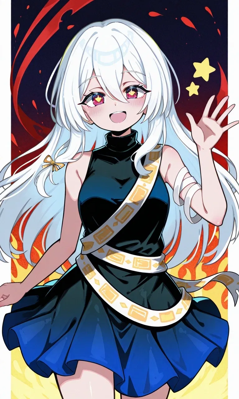 The ancient god princess now free, more or less...