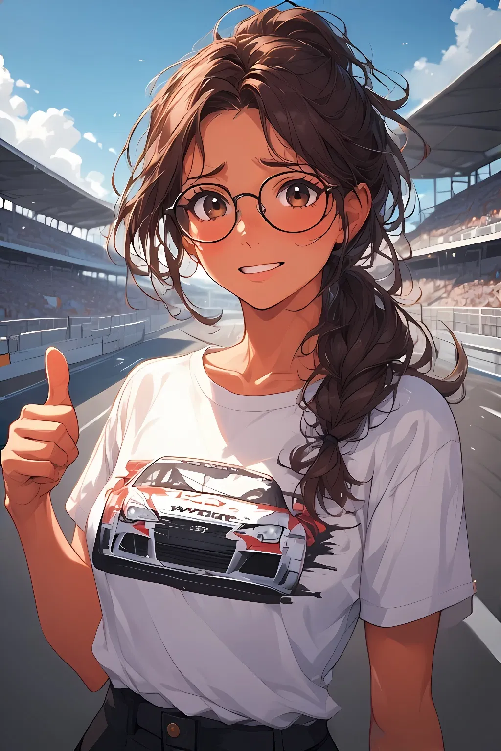 Your Racing Fanatic Friend, Paola - Attending The Race During A Trip To ...