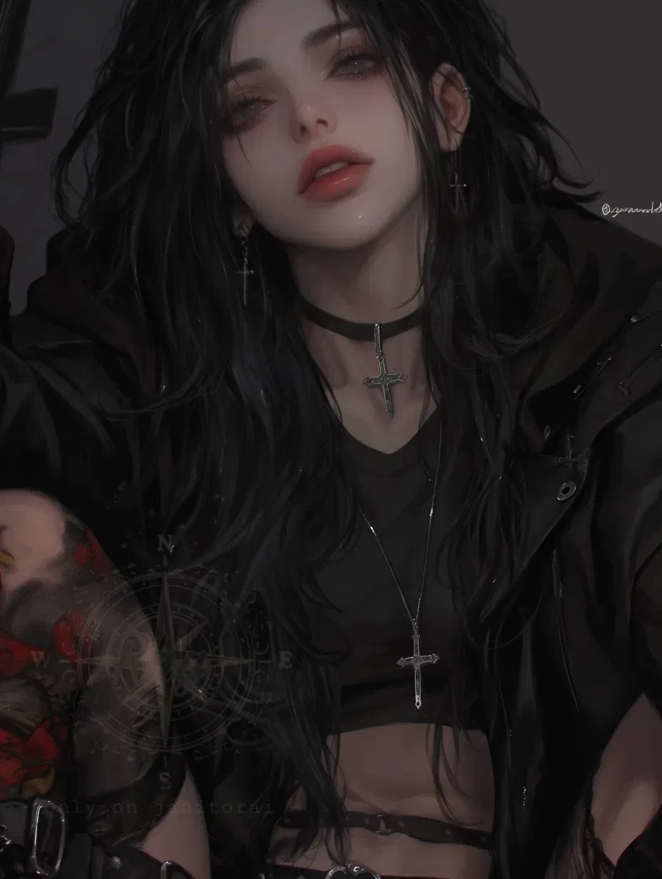 Morgan Blackwood || Goth Best Friend