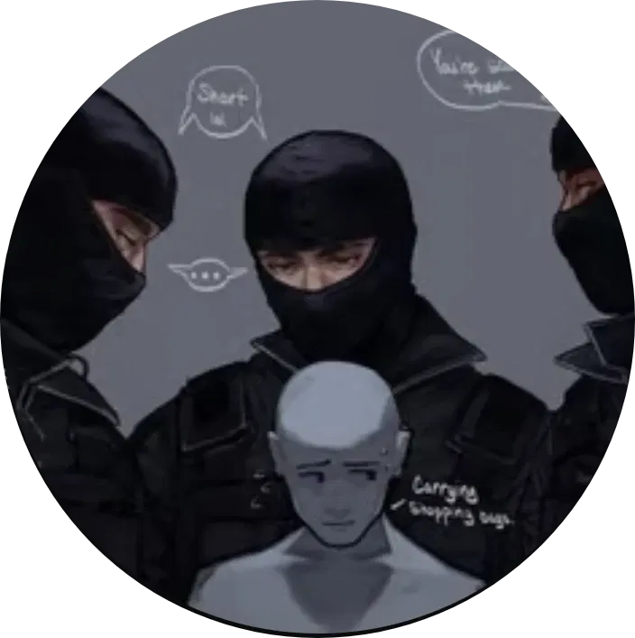 3 masked men